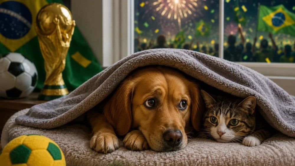 Como proteger os pets do estresse durante as comemorações dos jogos da ...